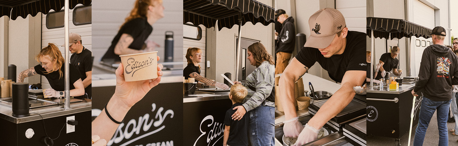 Edison's Ice Cream Cart | Northern Colorado Event Catering